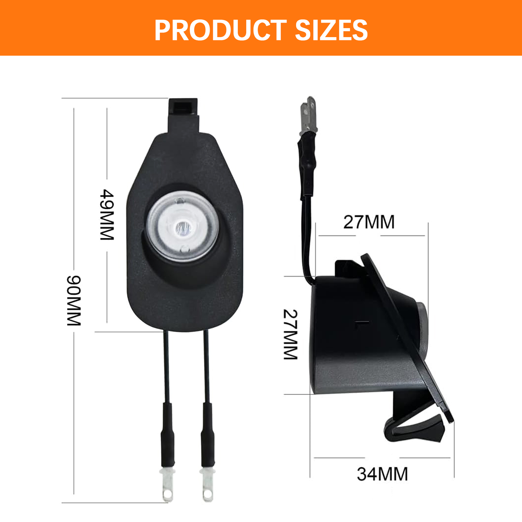 DOXMALL 2 PCS Mustang Puddle Lights Side Mirror Puddle Logo Projector ...