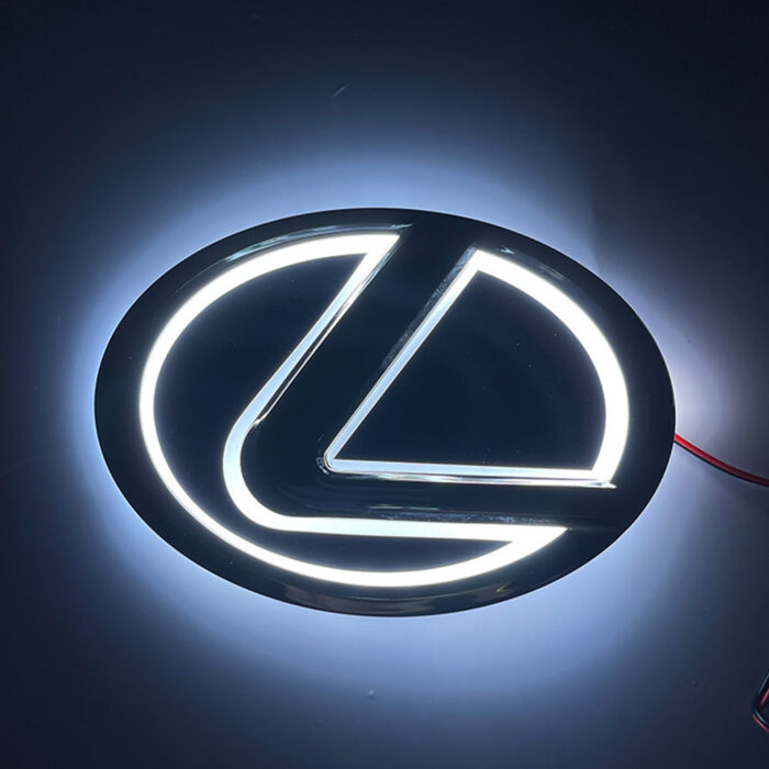 Lexus Logo Light Up Emblem Illuminated Rear Badge with White Blue Red ...