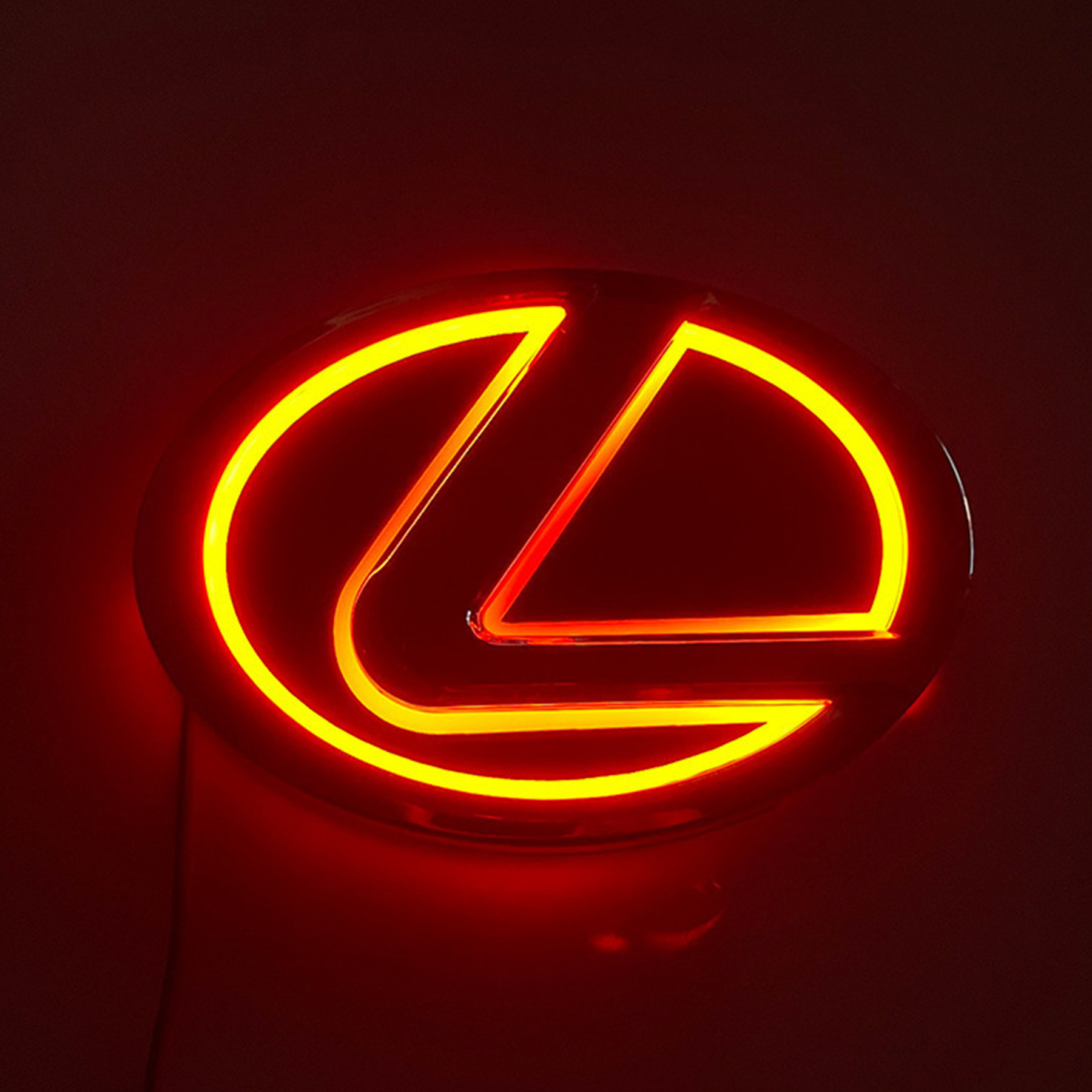 Lexus Logo Light Up Emblem Illuminated Rear Badge with White Blue Red ...