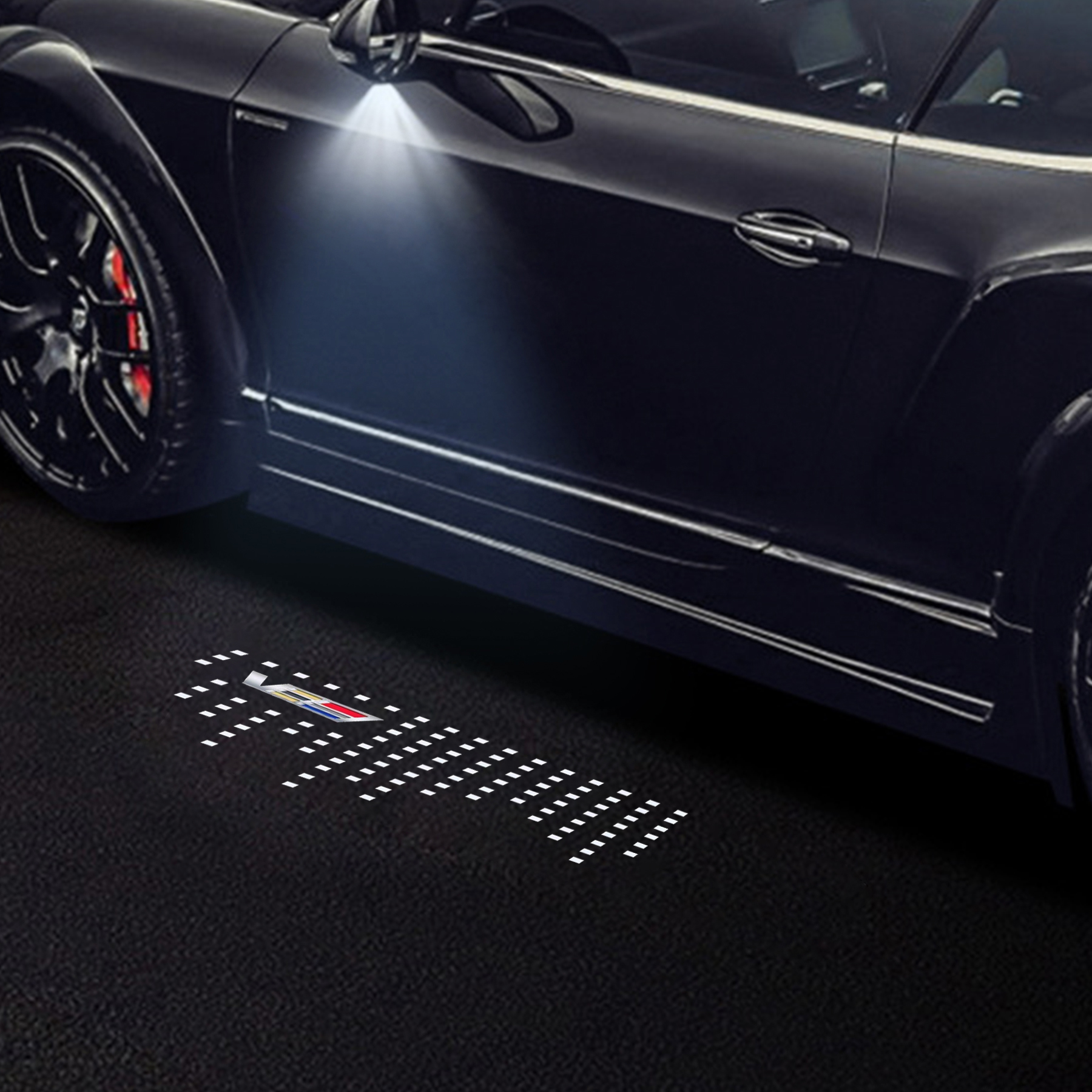 HD Cadillac Logo Side Mirror Puddle Light for ATS CT4 CT5 CT6 Escalade ...