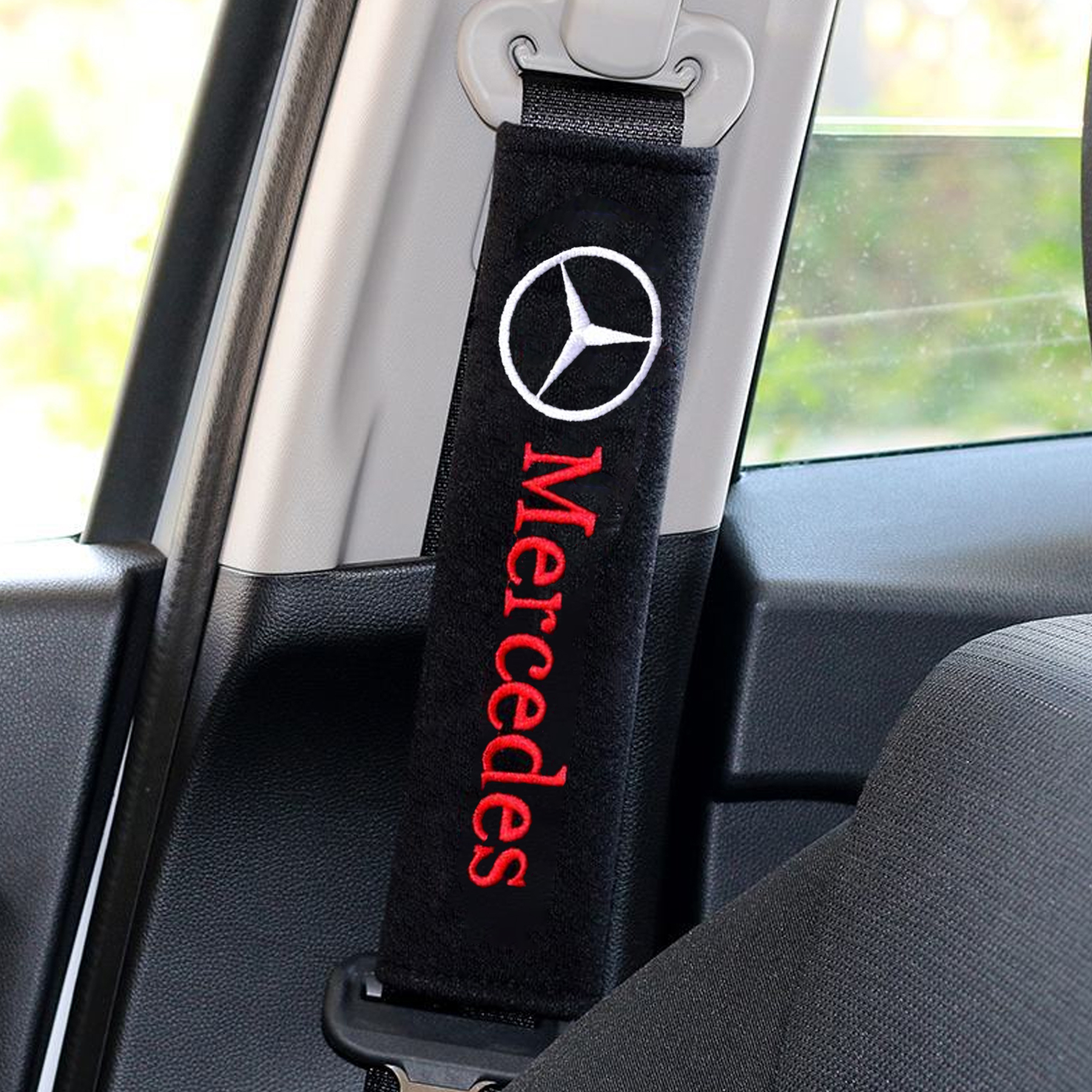 Mercedes-Benz Logo Auto Sicherheitsgurt Abdeckung Sicherheitsgurt ...